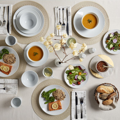 Mason Craft & More 12 Piece Dinnerware Set, Service for 4 Ceramic ...